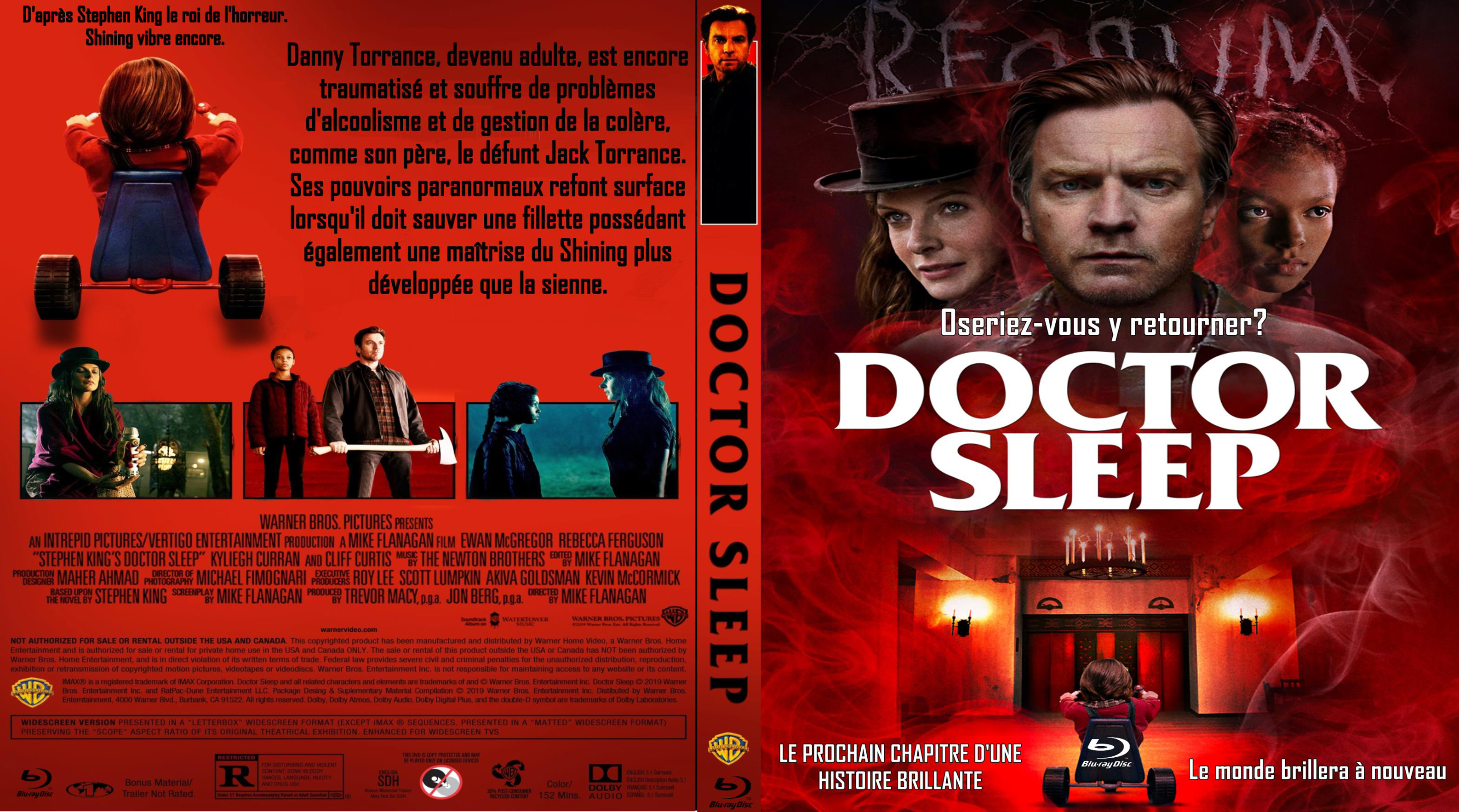 Jaquette DVD De Doctor Sleep Custom BLU RAY Cin ma Passion