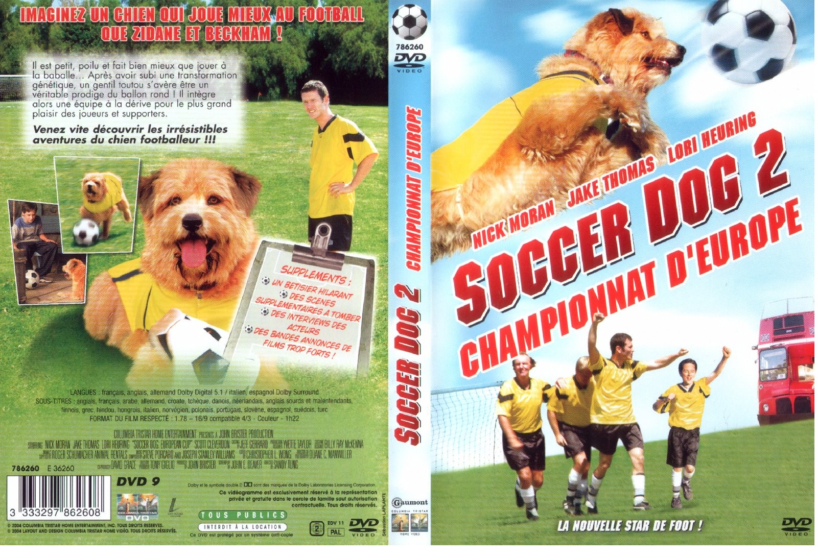 Jaquette DVD de Soccer dog 2 - Cinéma Passion