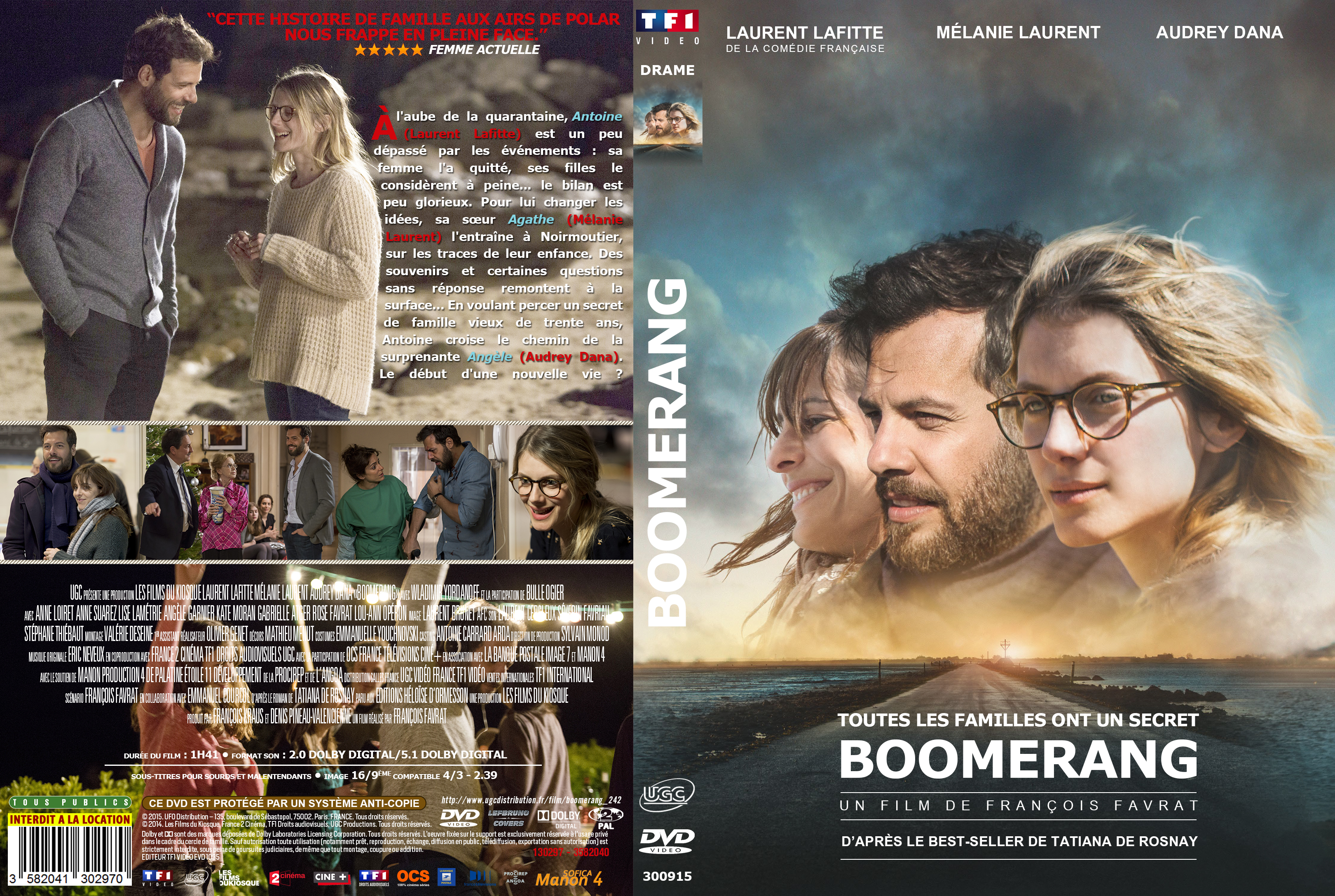 Jaquette DVD de Boomerang custom - Cinéma Passion