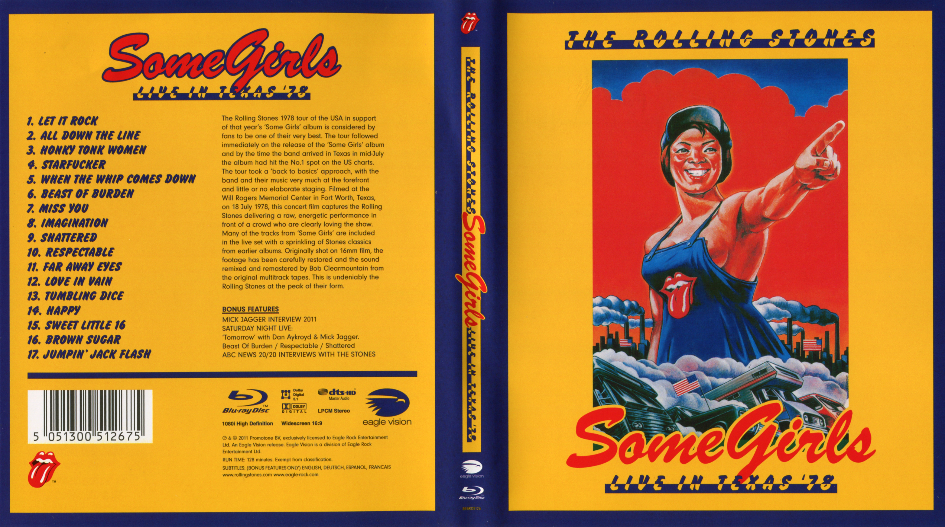 Jaquette DVD de The Rolling Stones - Some Girls - Cinéma Passion