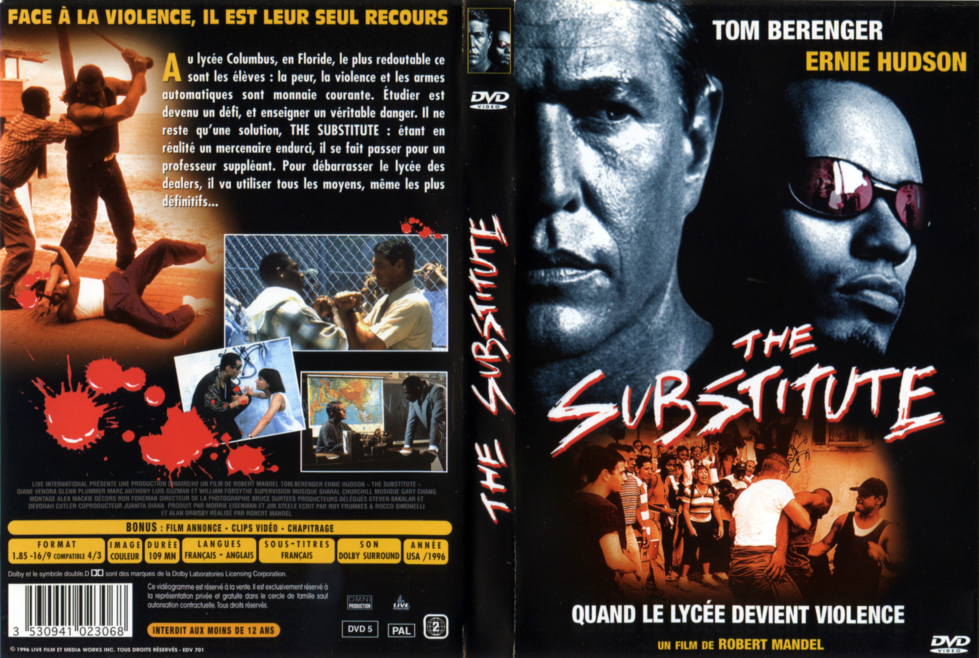Jaquette DVD de The substitute v2 - Cinéma Passion