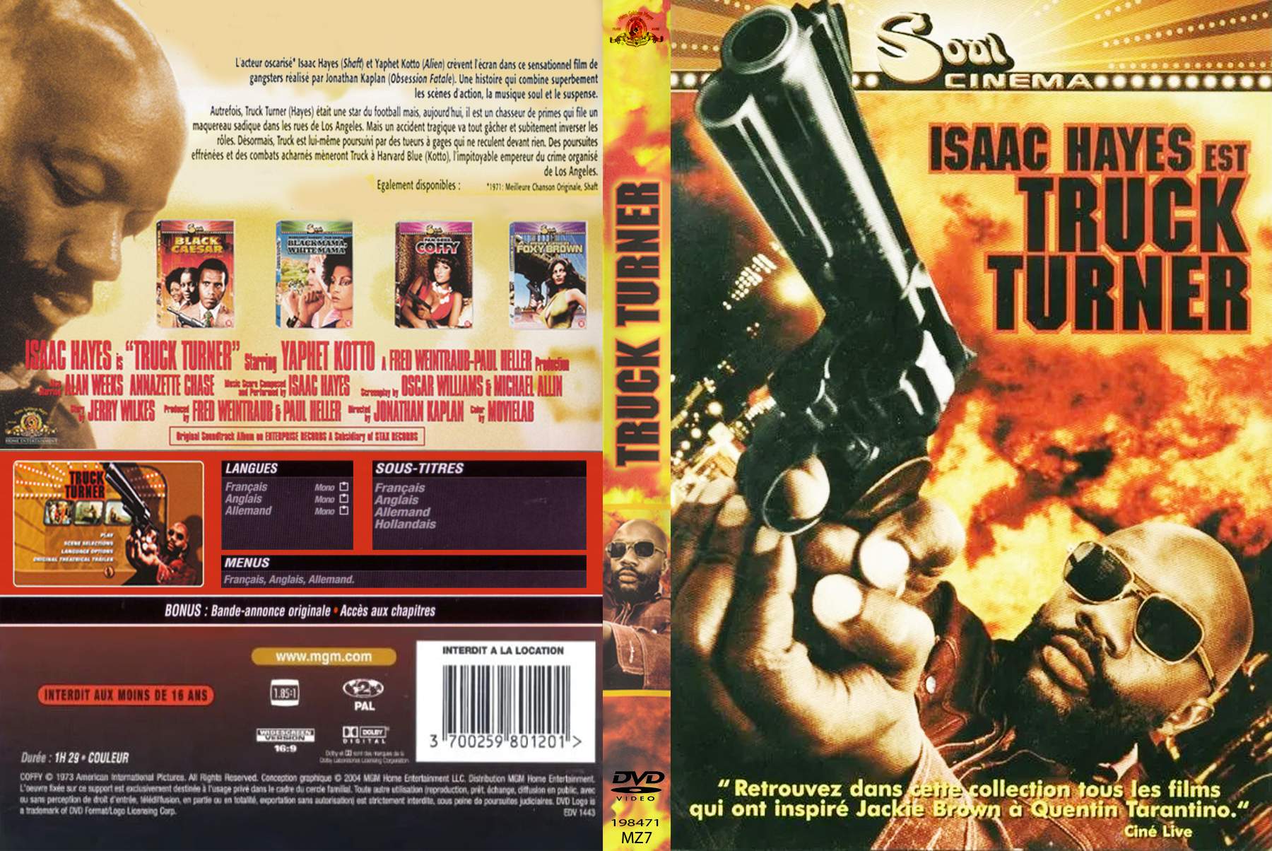 Jaquette DVD de Truck Turner - Cinéma Passion